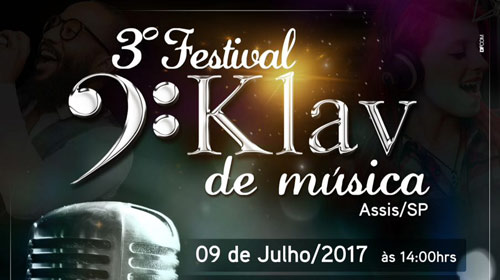 Concorra a duas inscrições para o 3º Festival Klav de Música - Assiscity