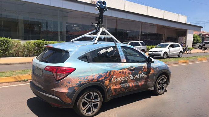 Carro do Google Street View é visto em Assis - Assiscity